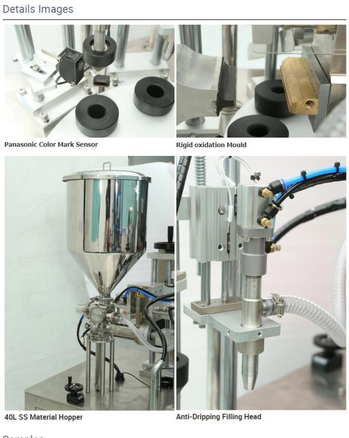 Automatic Orientation 250mm Tube Filling And Sealing Machine