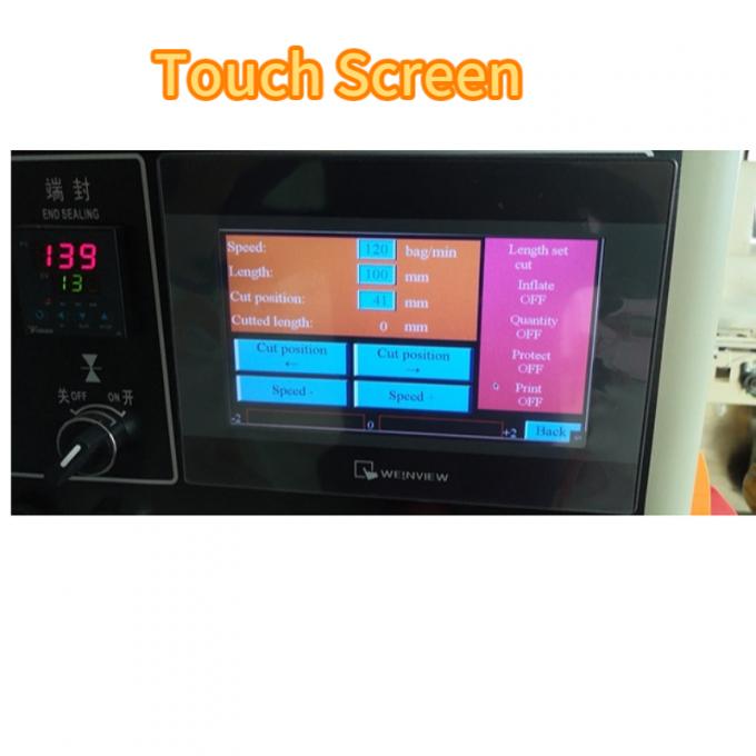 GMP Automated Pillow Packing Machine Film Thickness