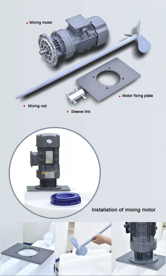 Bottom Magnetic Mixer Agitator Sanitary Stainless Steel Tank