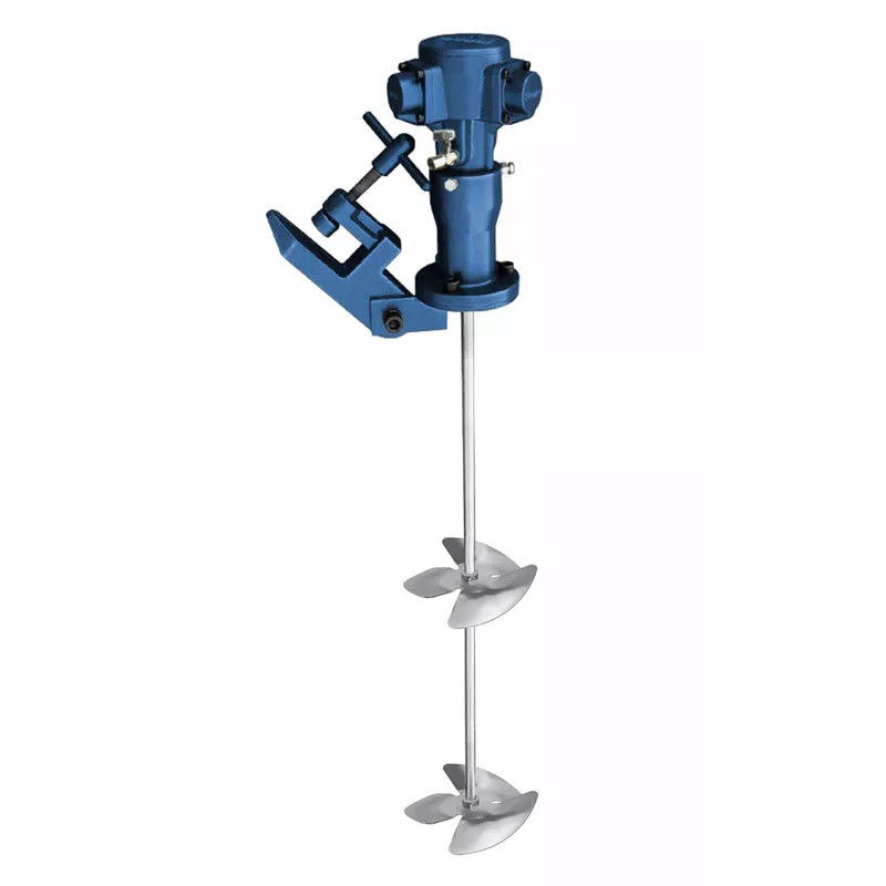 Clamp Type 50 Gallon Pneumatic Agitator For Paint Type Liquid Mixer