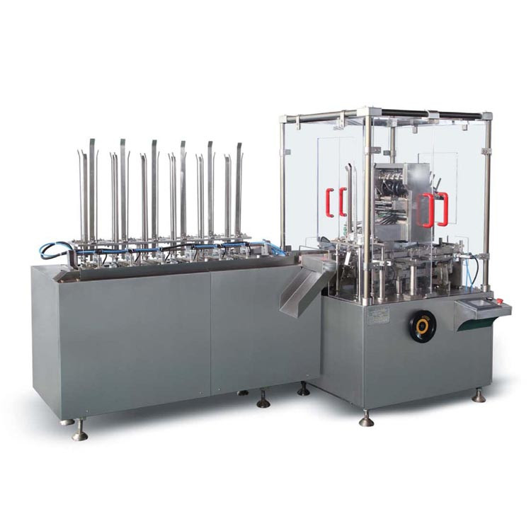 Vertical 1800mm Automatic Cartoning Machine 70g M2 Cartonator Packing ...